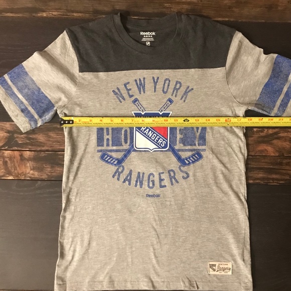 Reebok | Shirts | Authentic Nhl Ny Ranger Hockey Vintage Style Tee ...
